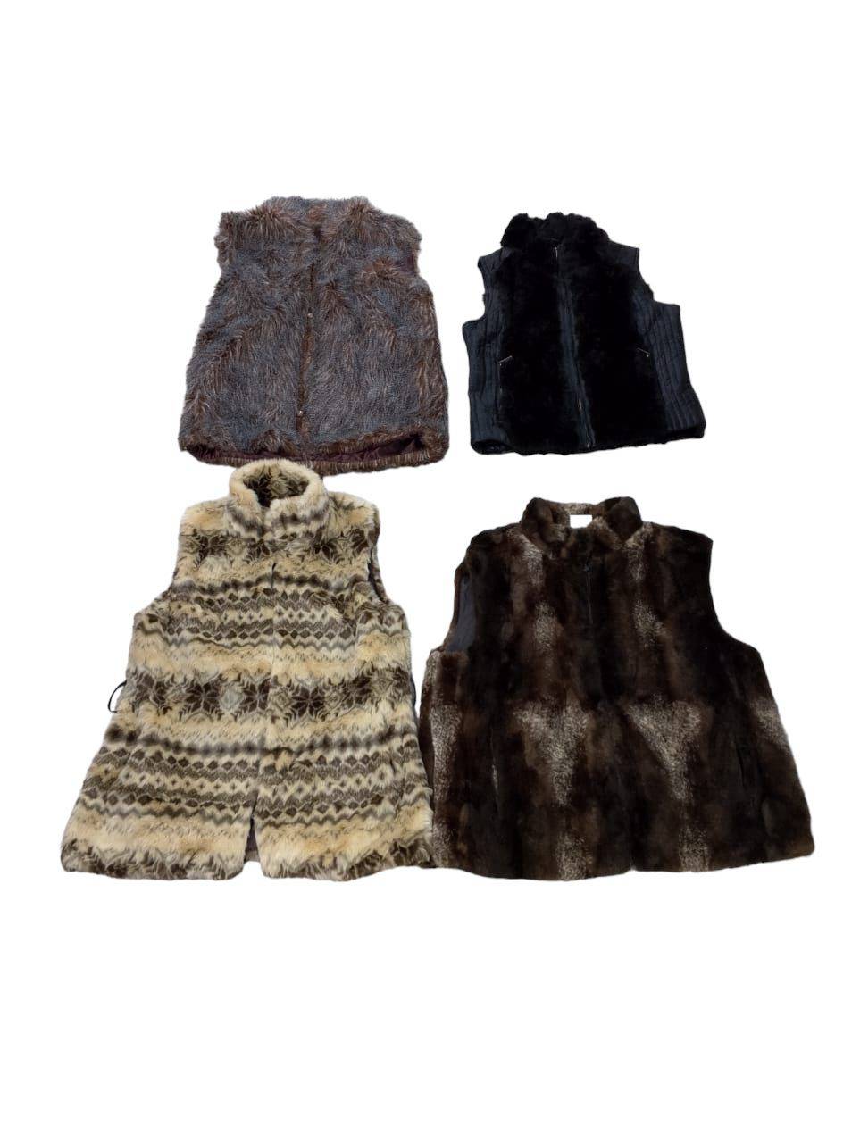 Y2k 2024 - Y2k Euorpean Bale Fur Vests Mix - 15 pcs | Vintage Wholesale ...
