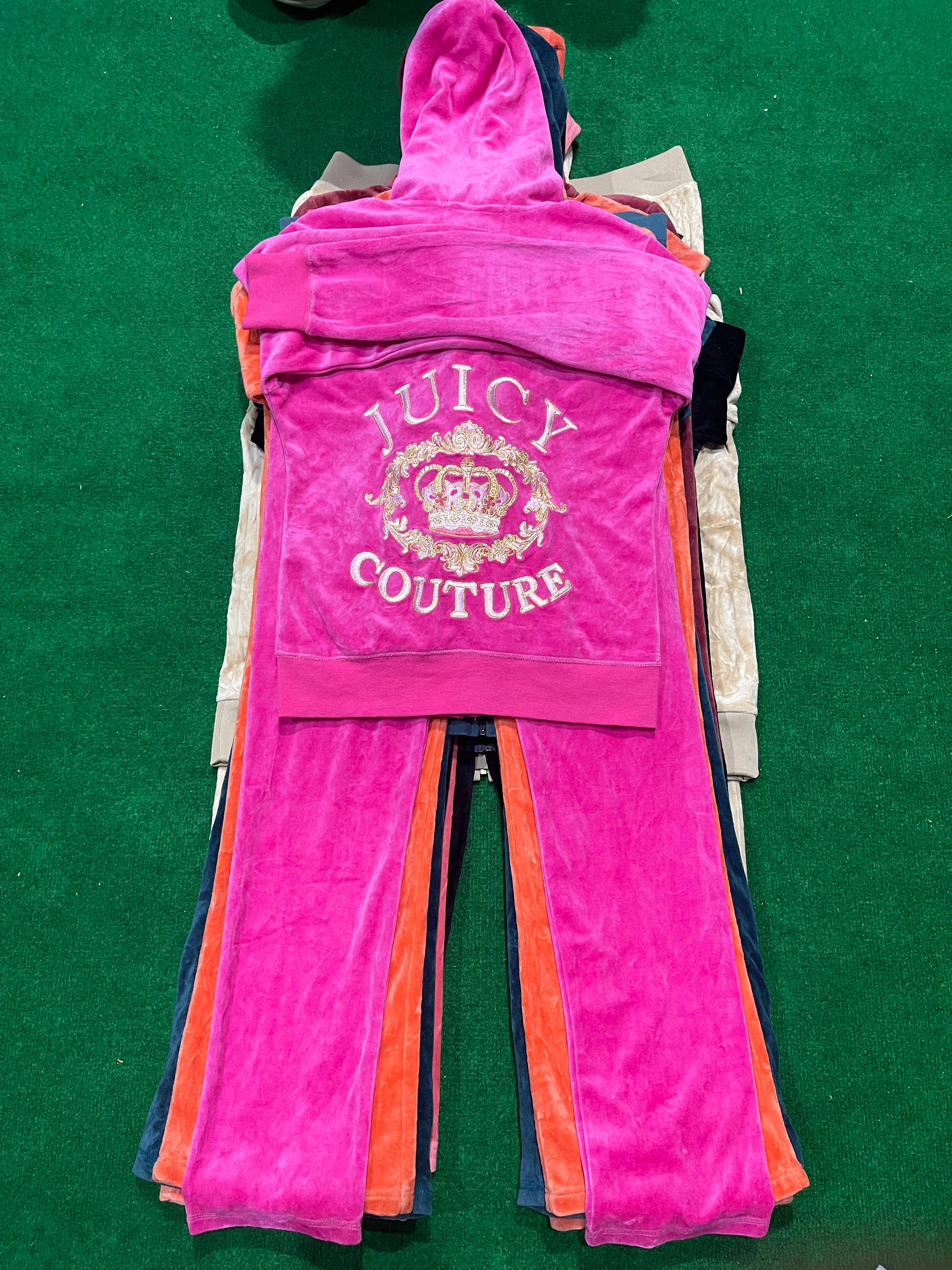 Y2k velour top and pant 20 pcs juicy couture | Vintage Wholesale ...