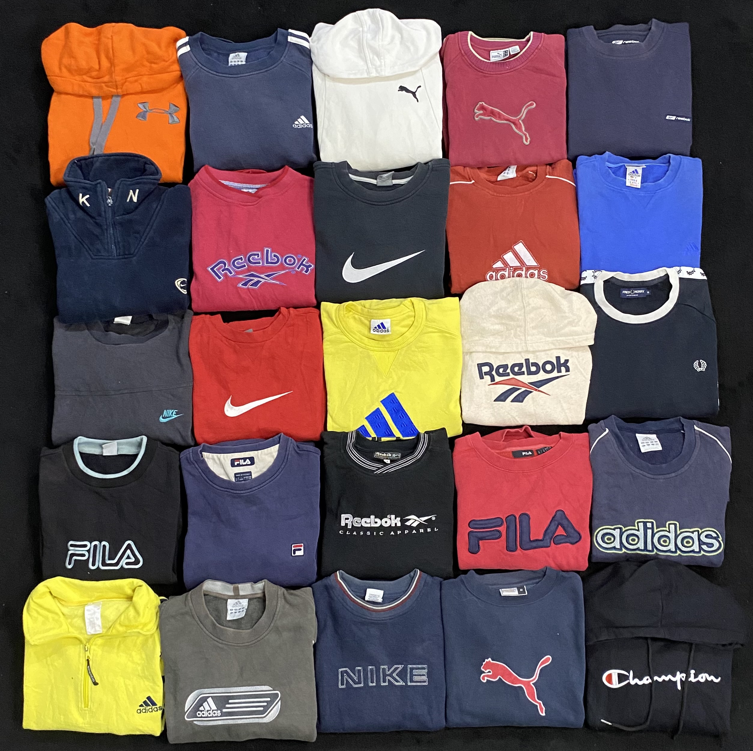 Mix branded vintage sweatshirts 25pcs | Vintage Wholesale Marketplace ...