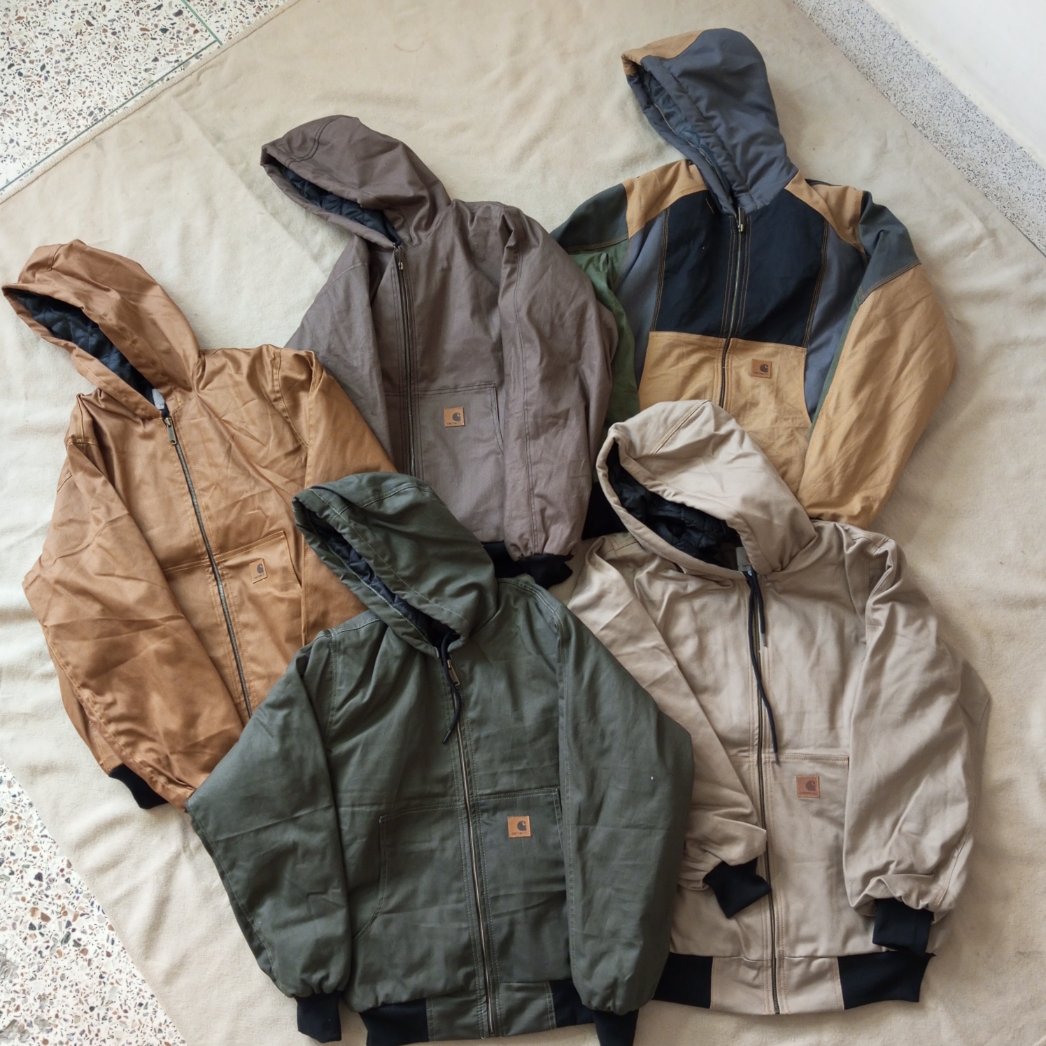 Mix Colours Vintage Inspired workwear Jackets 15 Pieces | Vintage ...
