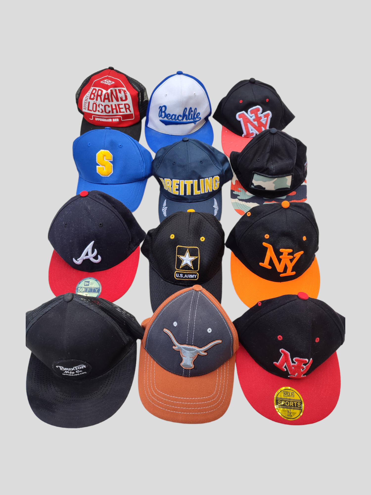 Mix branded/Baseball Caps | Vintage Wholesale Marketplace - Bulk ...