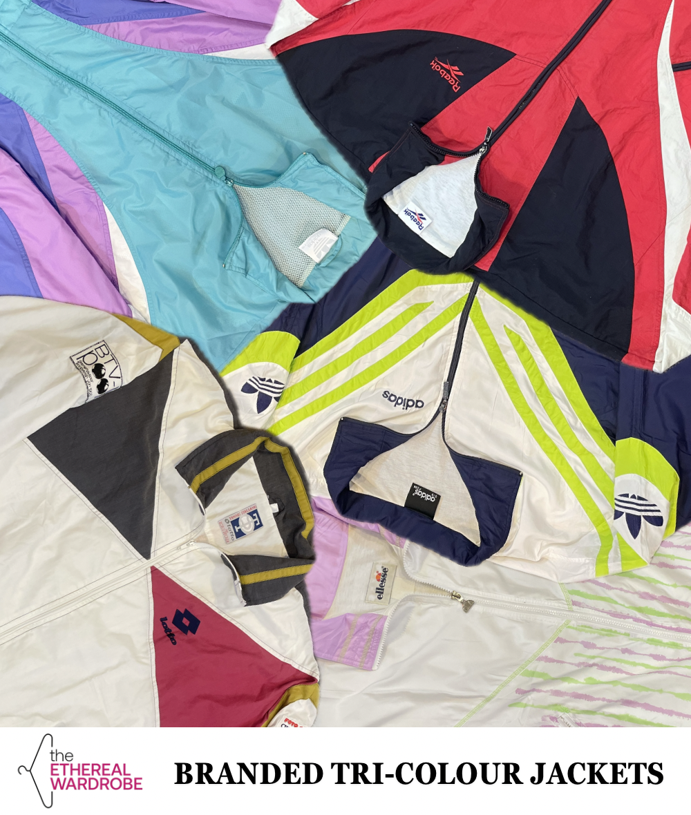Branded Tri-Colour Jackets 10pcs Adidas, Reebok, Ellesse and other ...