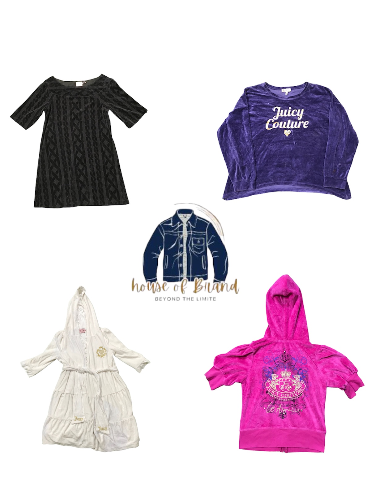 Juicy couture jackets,bath jacket and blouses | Vintage Wholesale ...